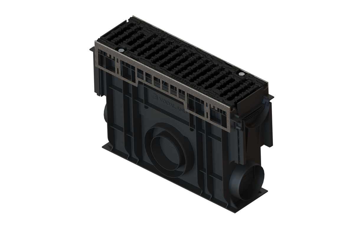 PRO DN100 Plastic Sump Unit With Cast Iron Grate, D400