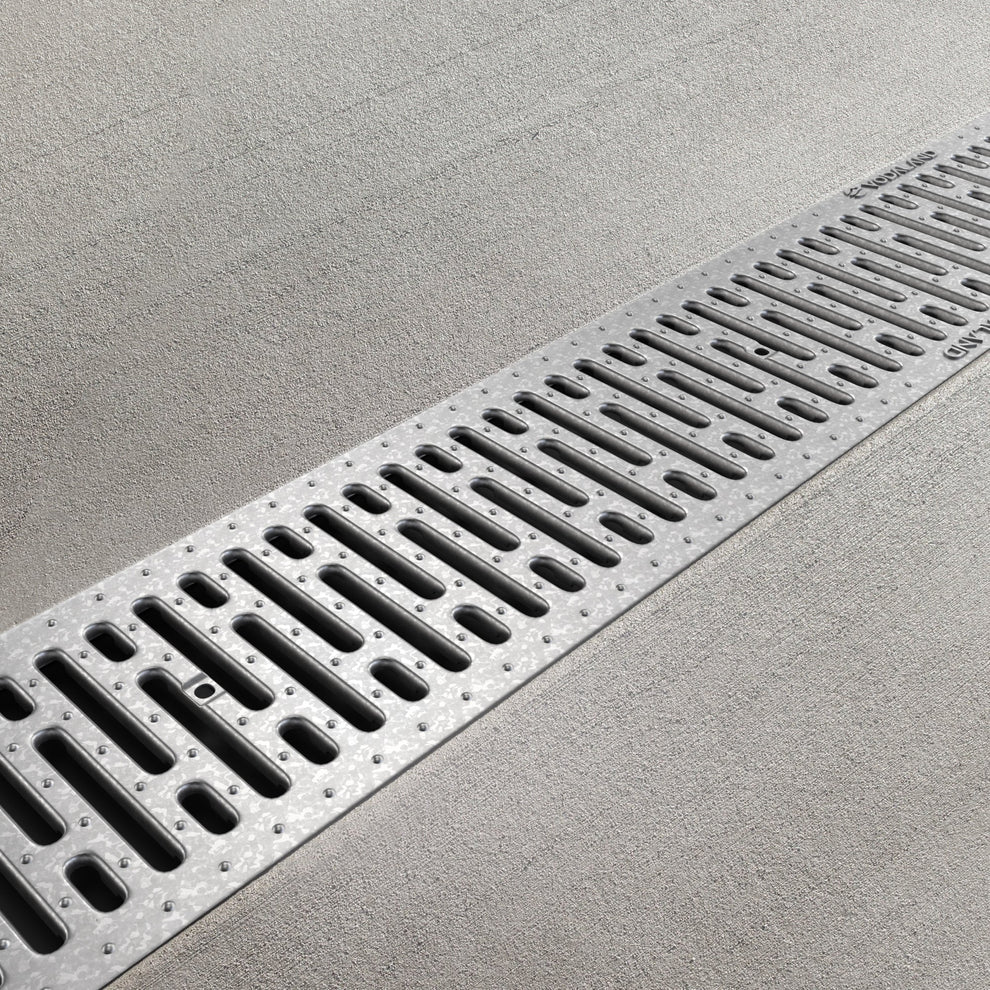 DN200 Galvanised Steel Channel Grating, A15 | Vodaland