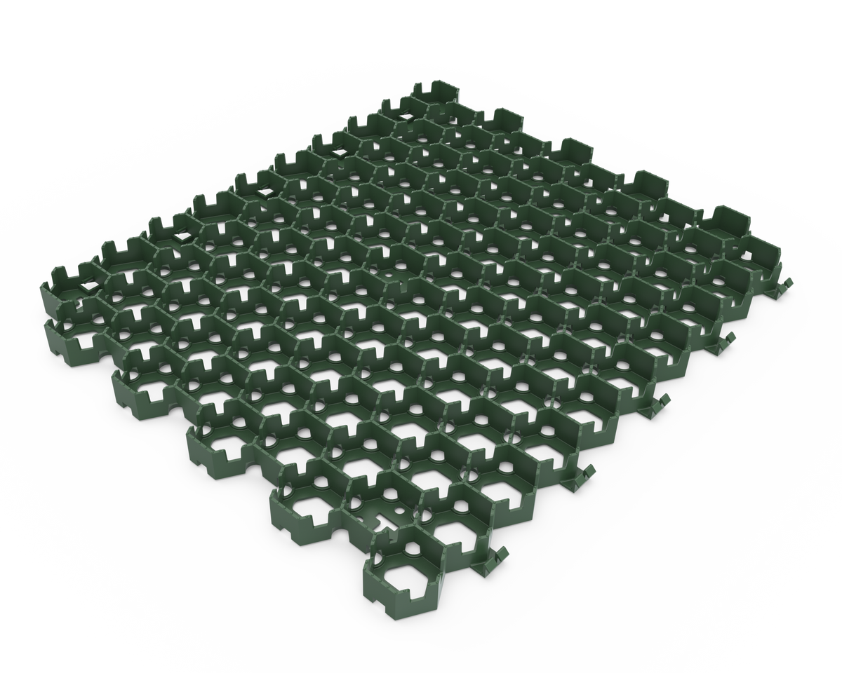 HEXpave Dark Green Gravel & Grass Paving Grid | Gravel Stabilisation