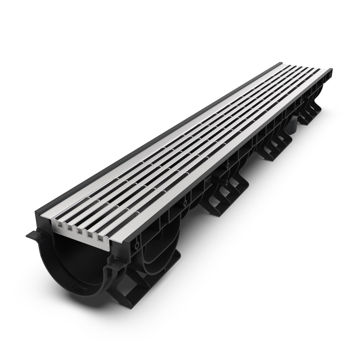 DN100 HeelSafe stainless grate drainage channel package