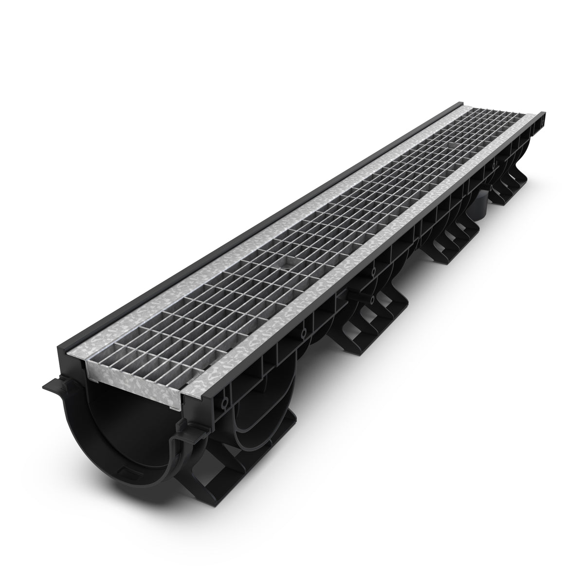 DN100 Mesh galvanised grate drainage channel package