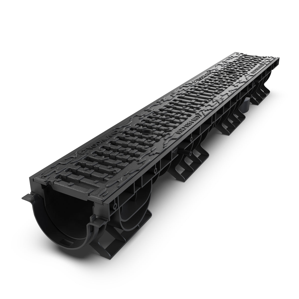 DN100 Cast iron grate drainage channel package