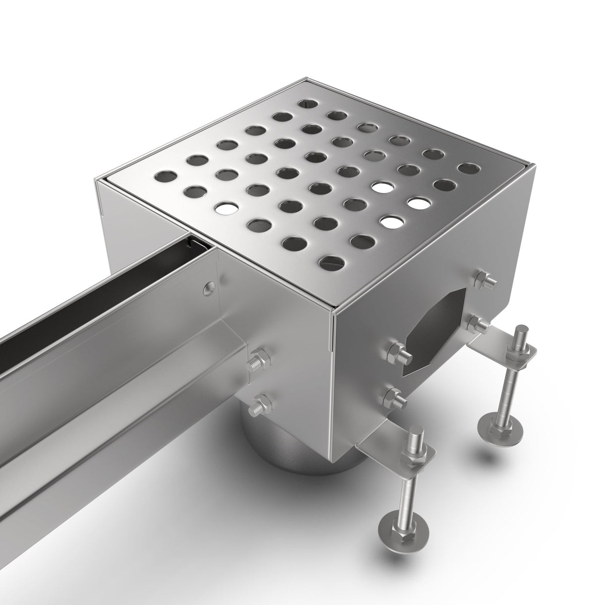 Stainless Steel Gully Drain For Mini Slot Drainage Access